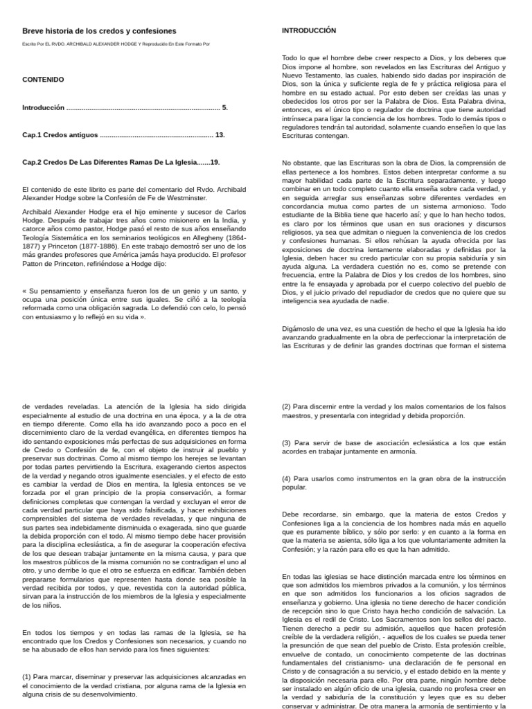 Historia de Credos y Confesiones | PDF | Iglesia Católica | Cristo (título)