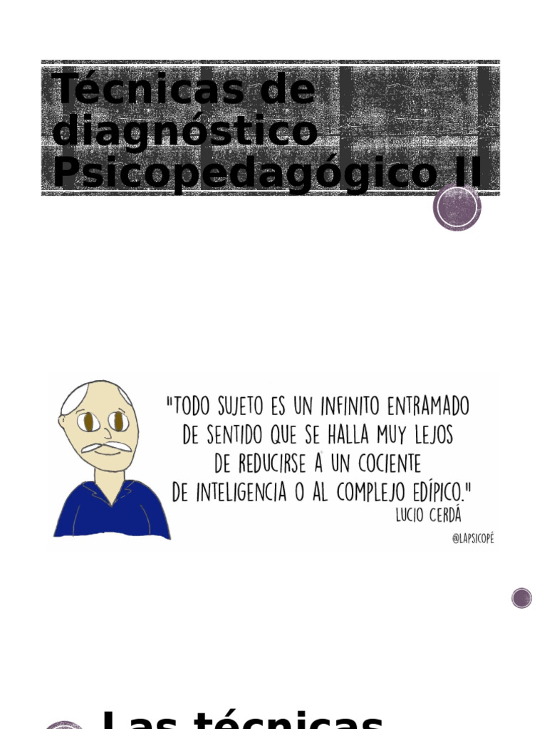 Tecnicas de Diagnostico Proyectivas | PDF