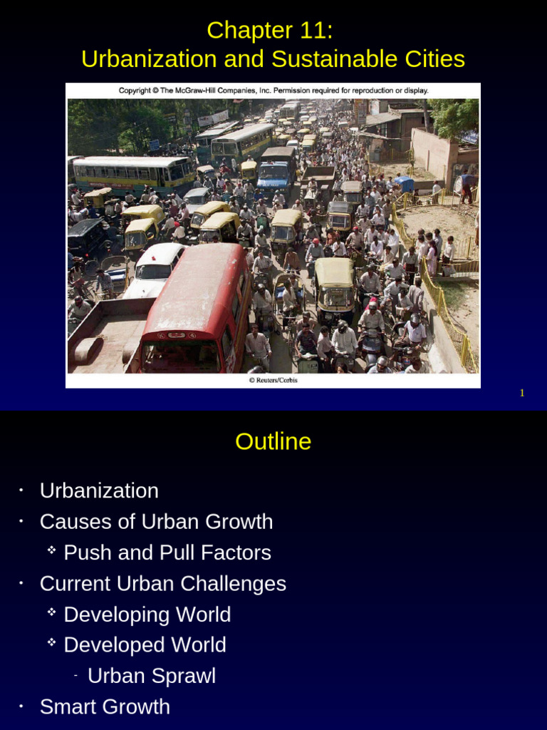 CH 11 Urbanization and Sustainable Cities | PDF | Urban Sprawl ...