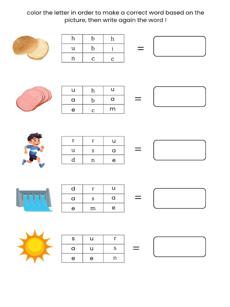 Worksheet Ending Sound - M and - N | PDF