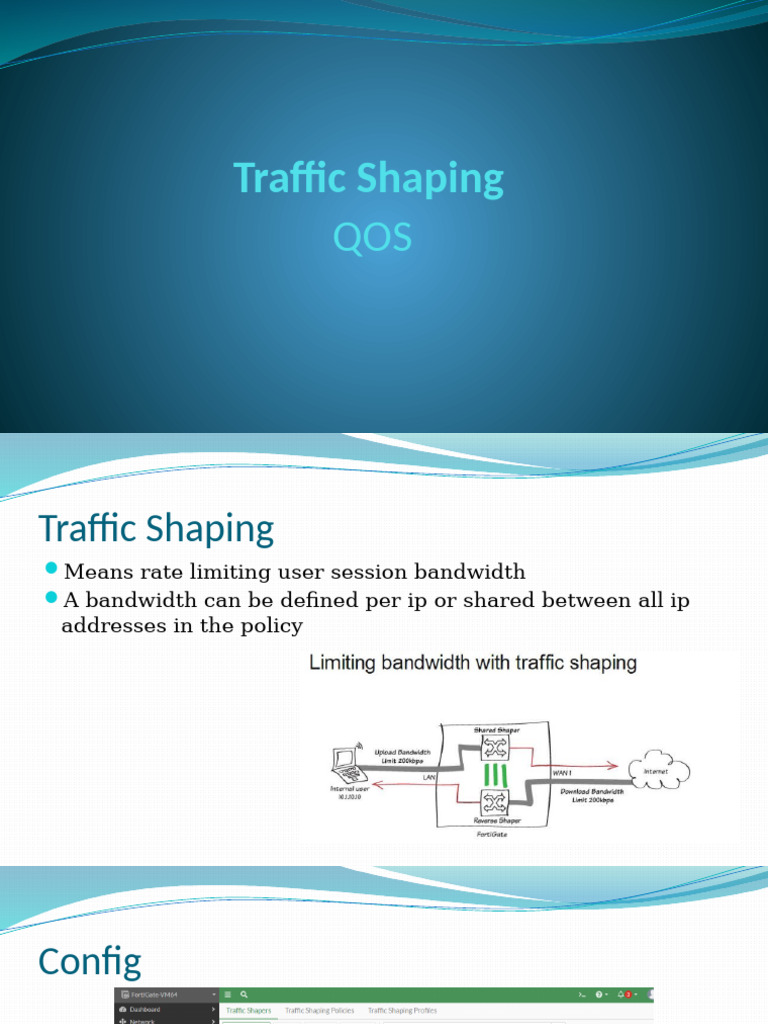 12-Traffic Shaping (QOS) | PDF