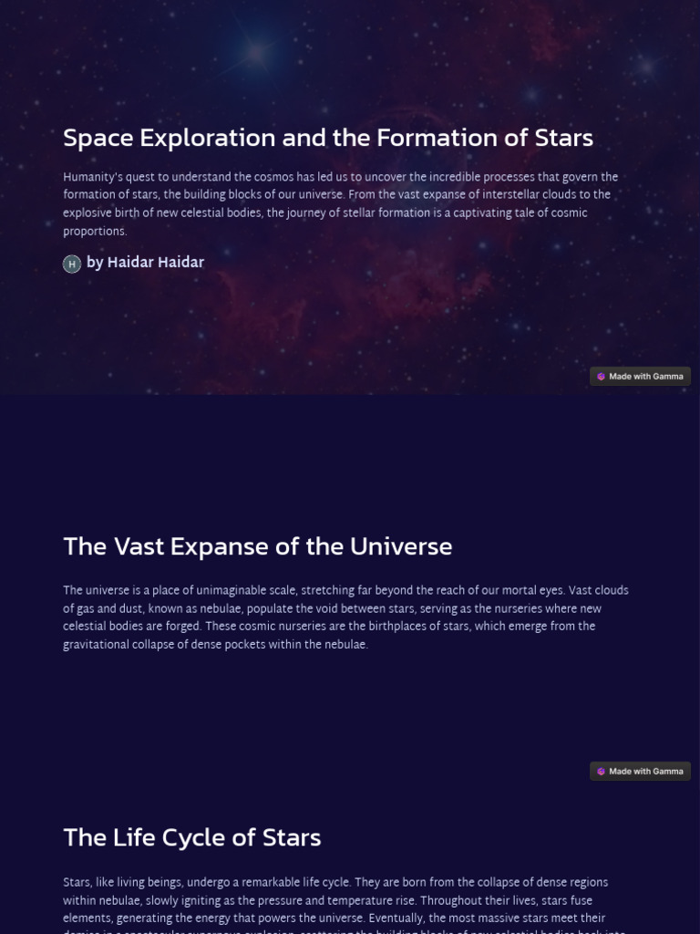 Star Formation and Cosmic Processes | PDF | Stars | Star Formation