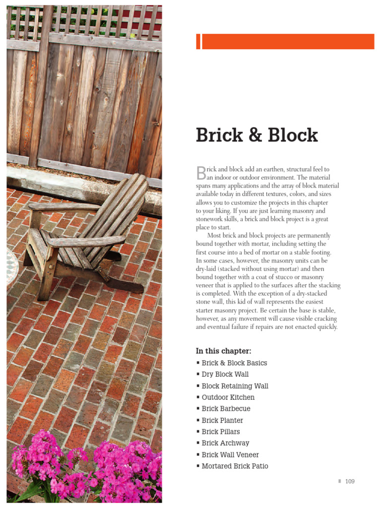 B&D 02 BRICK & BLOCK | PDF | Masonry | Brick