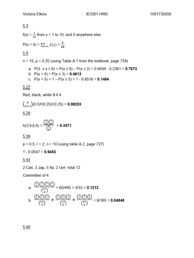 Annotated IE3301HW5 | PDF