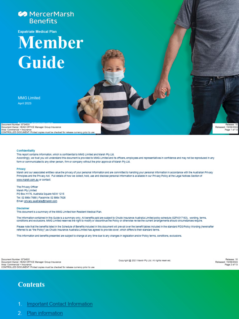 Medical Insurance Booklet - Expatriate Employee - 9734931 | PDF ...