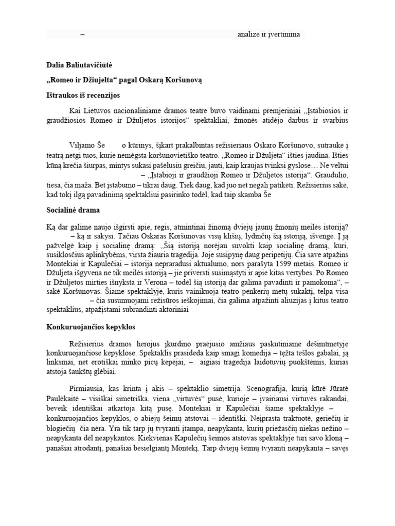 Dalia Baliutavičiūtė - Namų Darbas | PDF