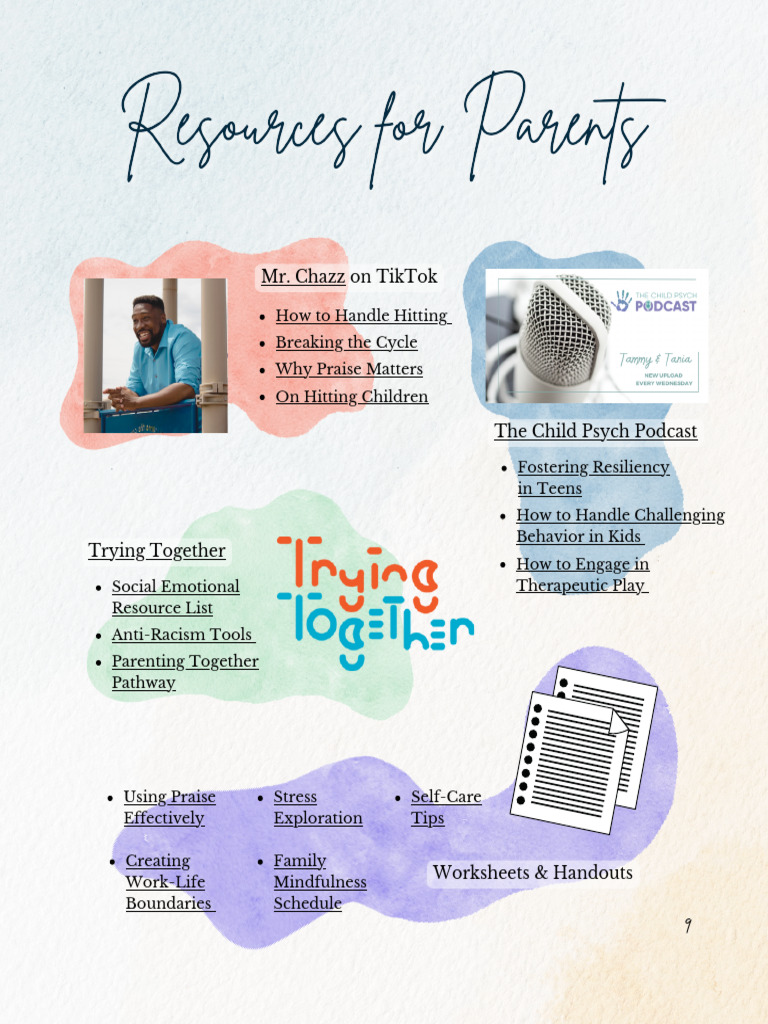 Social Emotional Resources for Parents | PDF | Career & Growth | Self ...