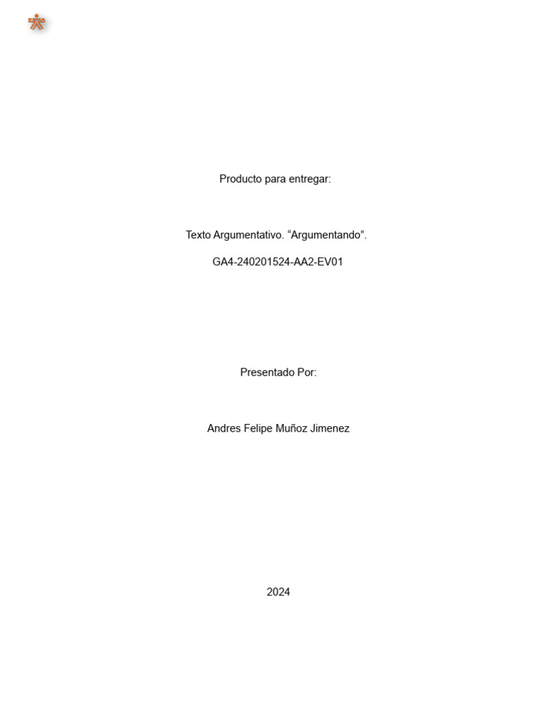 Texto Argumentativo. "Argumentando" | PDF | Marketing | Comunicación