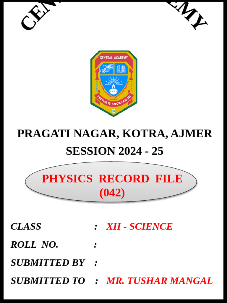 Physics Front Page | PDF