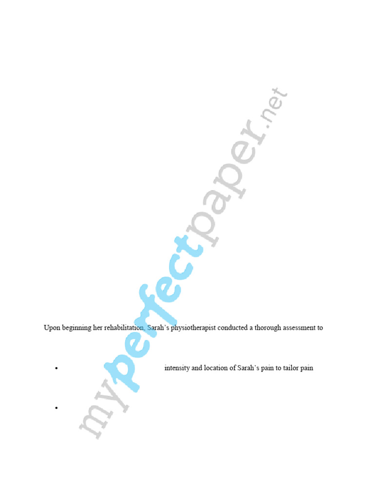 Rehabilitation After Acl Surgery Physiotherapy Case Study PDF | PDF ...