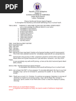 Emcee Script District Meet | PDF | Sports | Leisure