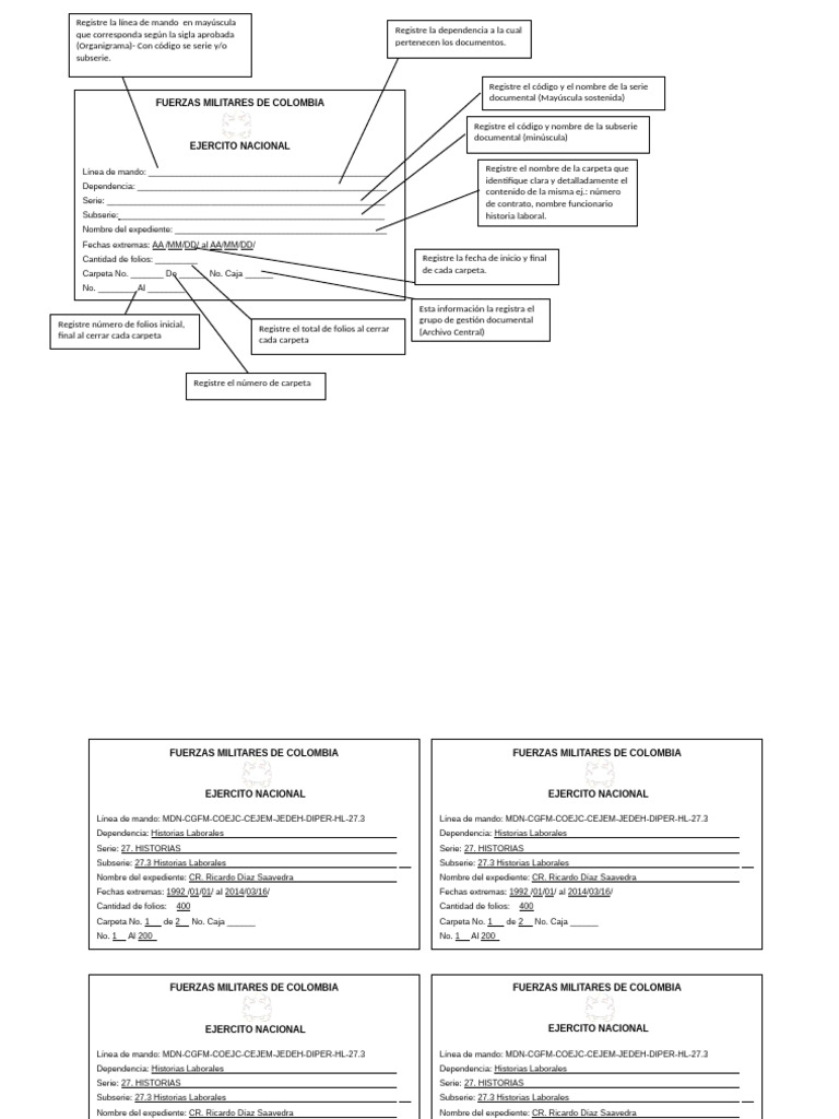 Rotulo Carpeta | PDF