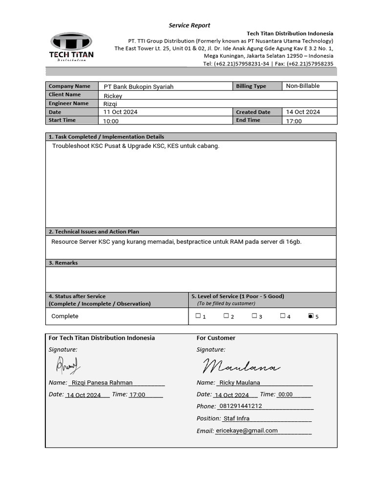TTDI - Tech-Titan Project Status Report (Online Signing) - 3936701000013838250 | PDF | Business