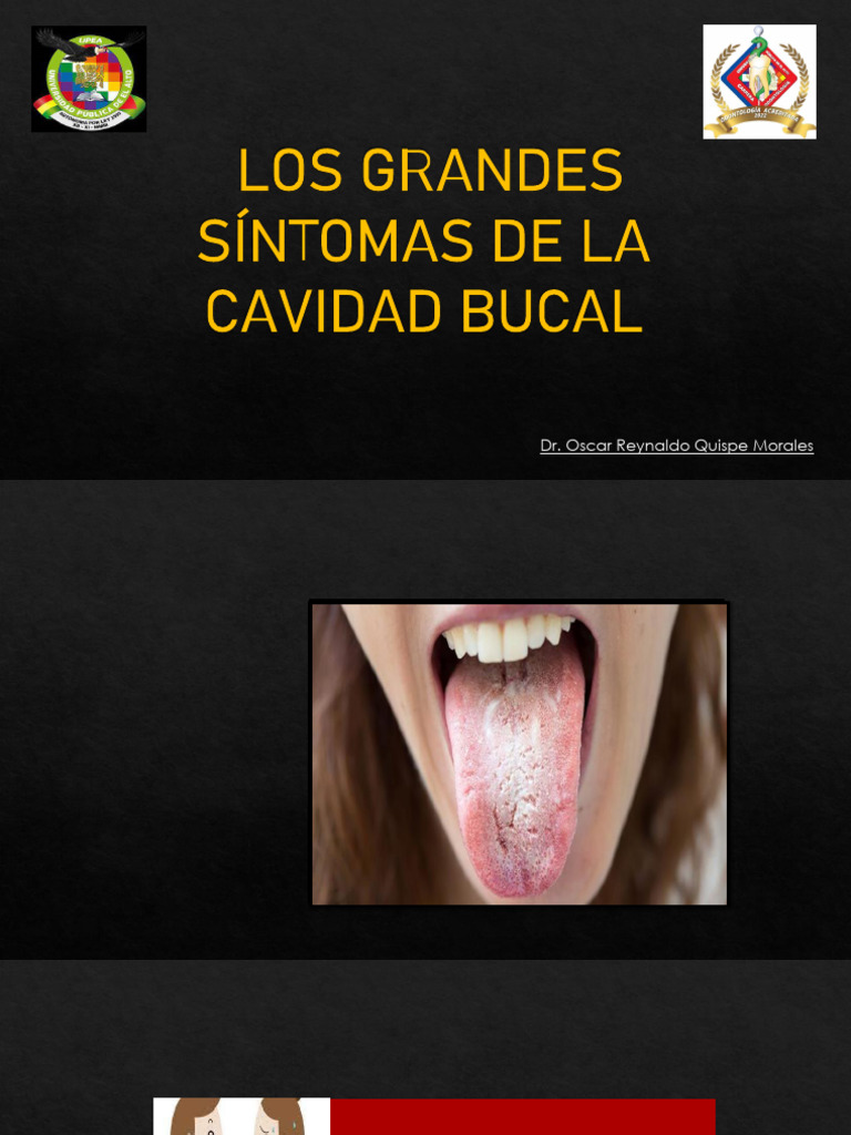 Grandes S-Ntomas de La Cavidad Bucal Rote 4 | PDF | Síntomas y signos | Enfermedades digestivas
