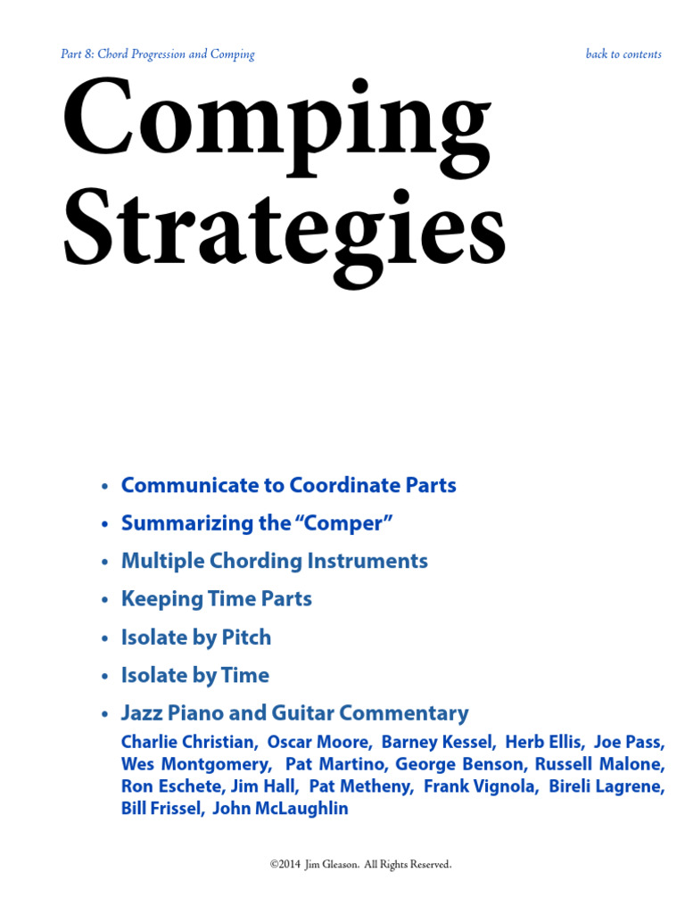 08-Comping Strategies | PDF | Chord (Music) | String Instruments