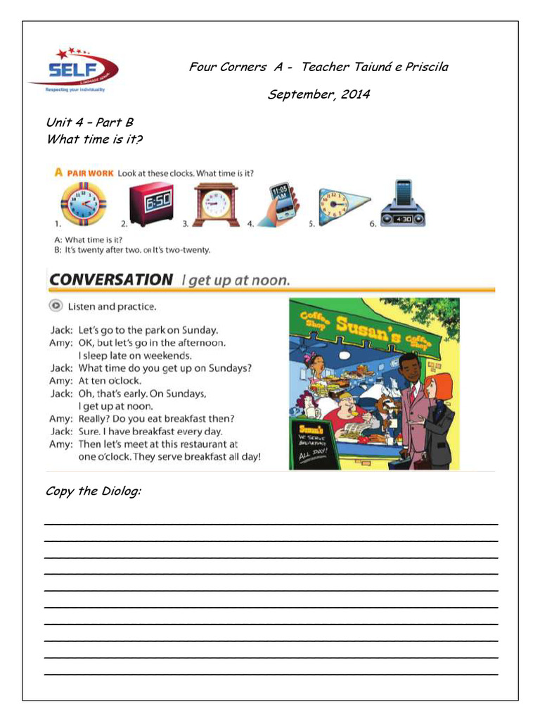 Four Corners Lesson 4 | PDF | Career & Growth | Finance & Money Management