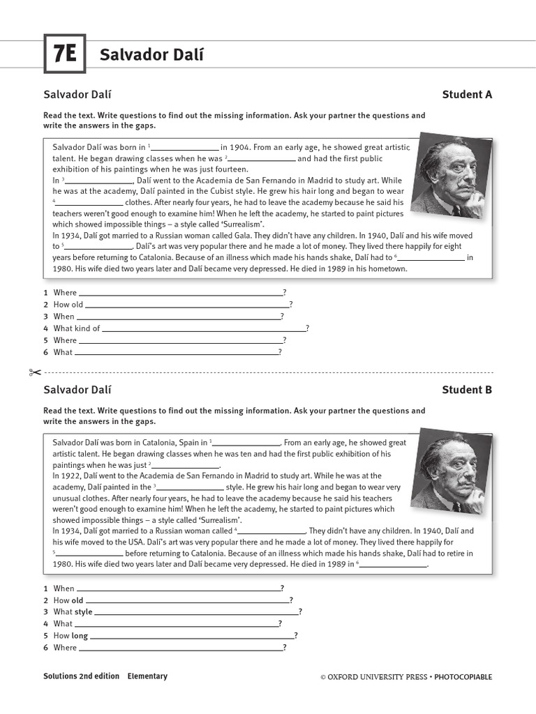 classroom_activity_7e | PDF | Salvador Dalí