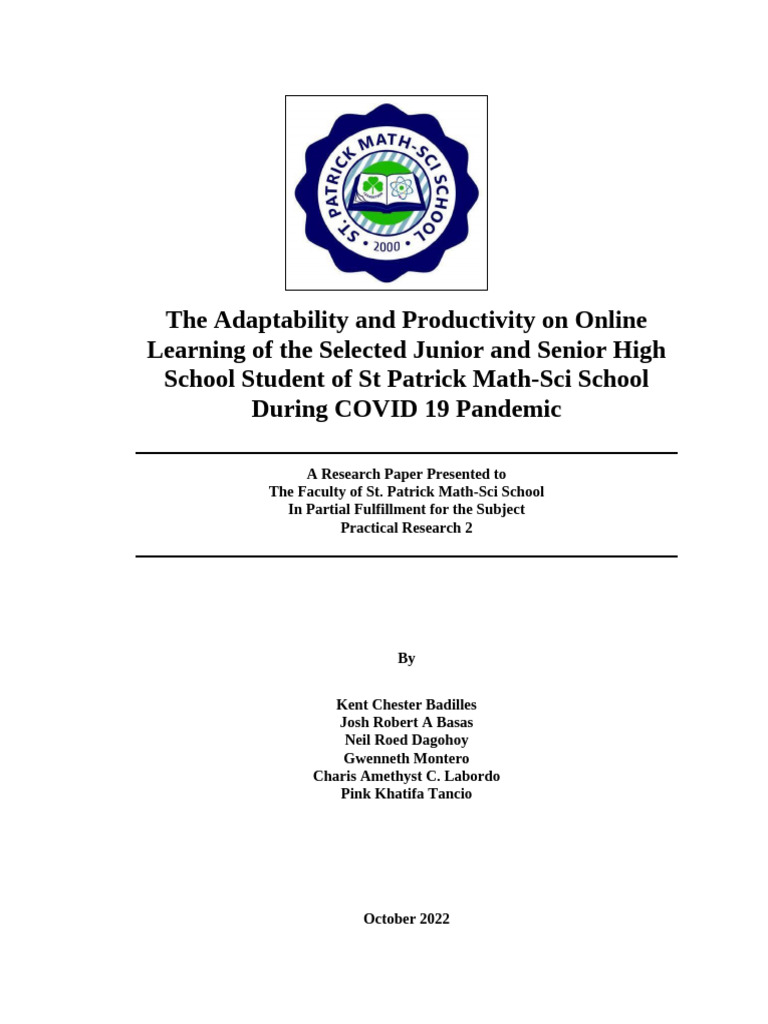 Research Study | PDF | Self Efficacy | Critical Thinking