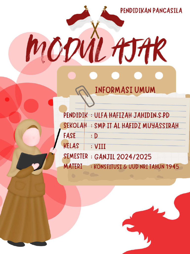 Modul Ajar PKN Kelas 8 | PDF