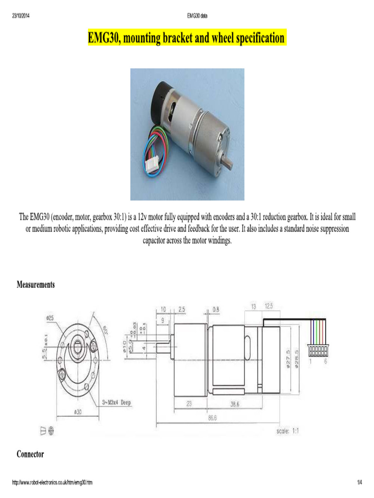 Servomotor EMG30 | PDF