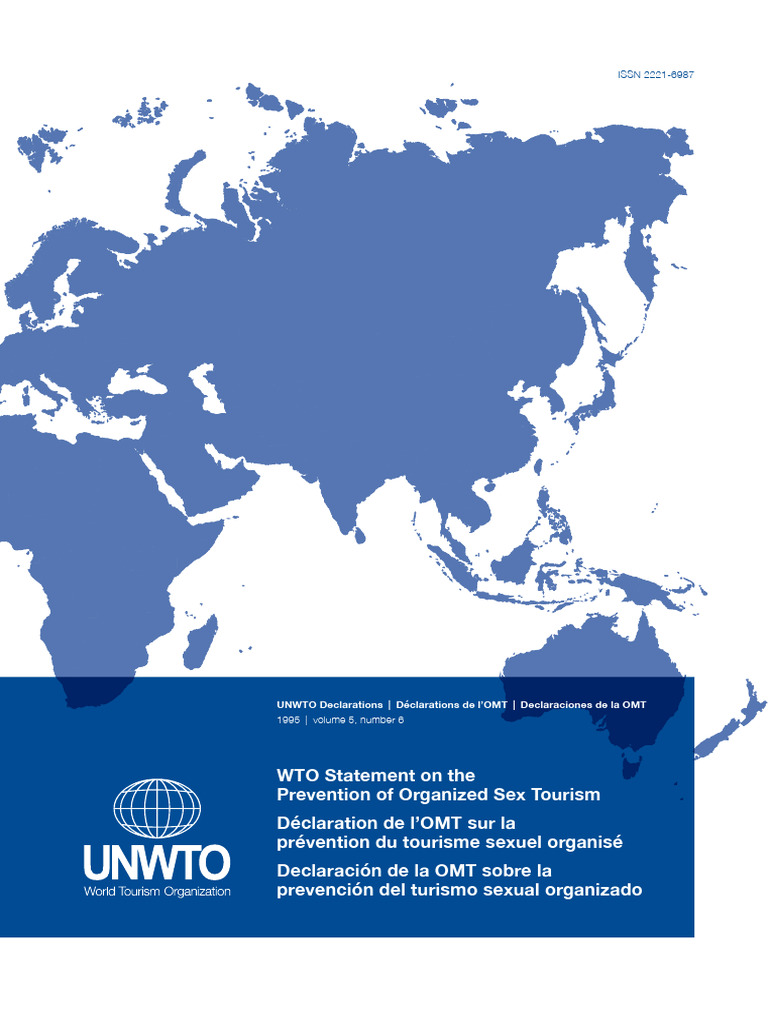 2019 Wto Statement On The Prevention of Organized Sex Tourism Déclaration de L Omt Sur La ...