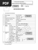 Panduan Pengisian DRH CPNS | PDF