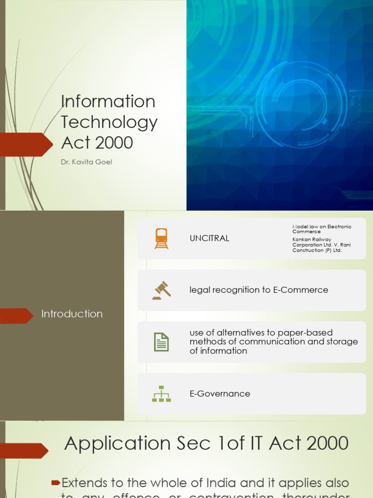 IT ACt 2000 | PDF | Public Key Cryptography | Encryption