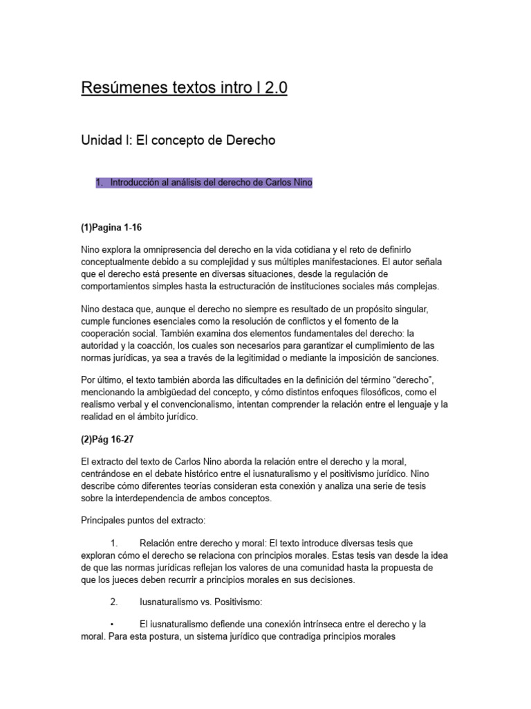 Resumen Textos Intro l Ia | PDF | La Ley natural | Realismo filosófico
