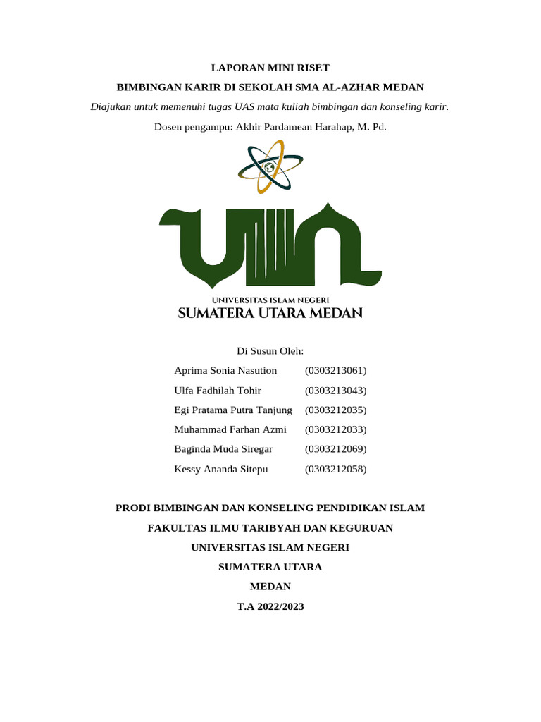 Laporan Mini Riset | PDF