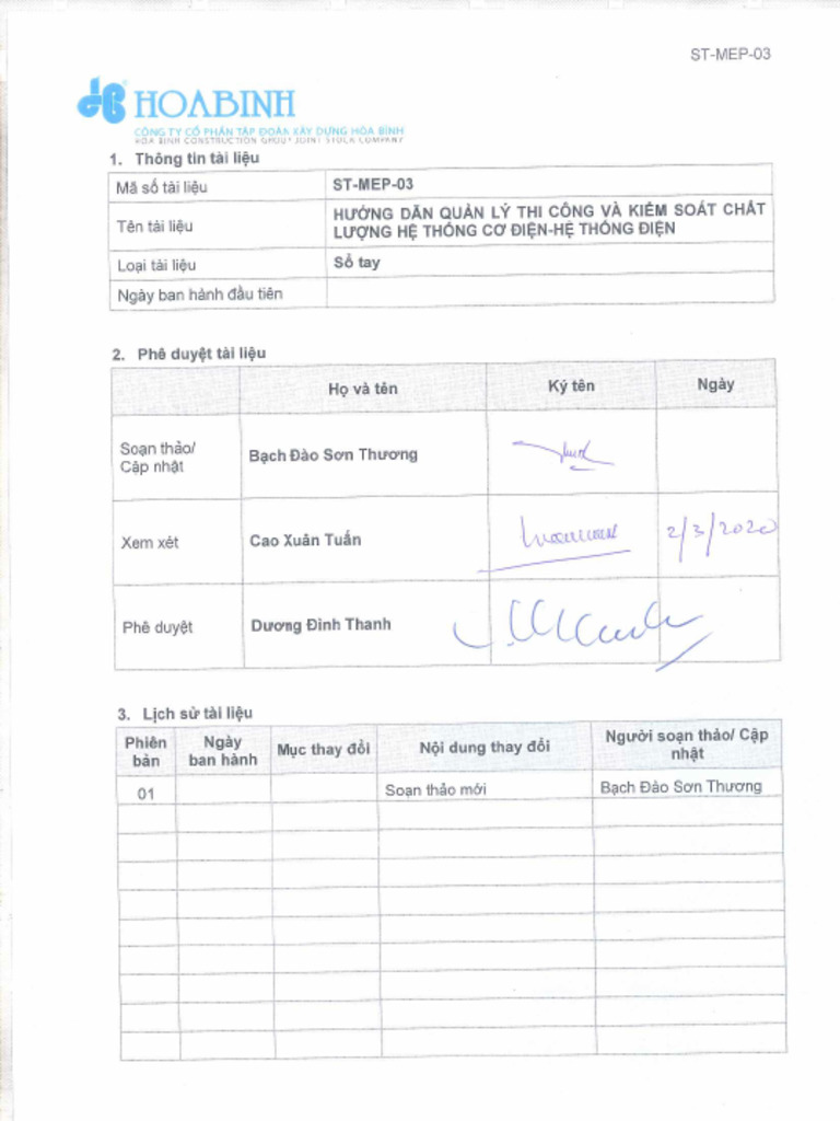03.1 SỔ TAY QLTC - KSCL HỆ THỐNG ĐIỆN v001 1-255 | PDF