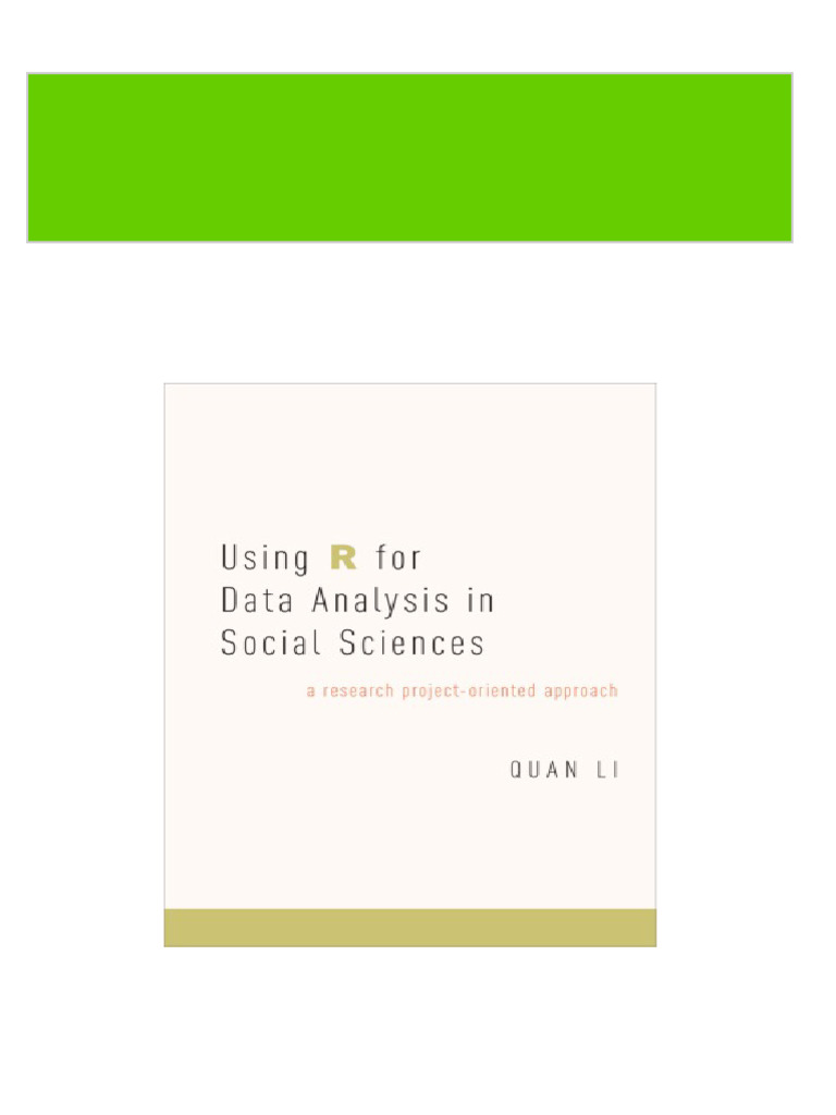 Using R For Data Analysis in Social Sciences: A Research Project ... Using R For Data Analysis in Social Sciences: A Research Project ...