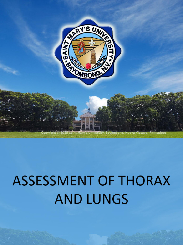 Head and Thorax Assessment Power Point Presentation | PDF
