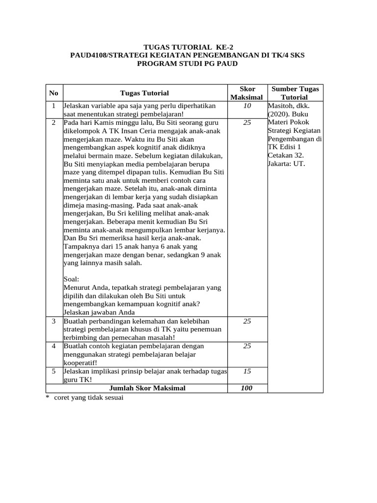 TUGAS TUTORIAL Ke 2 | PDF