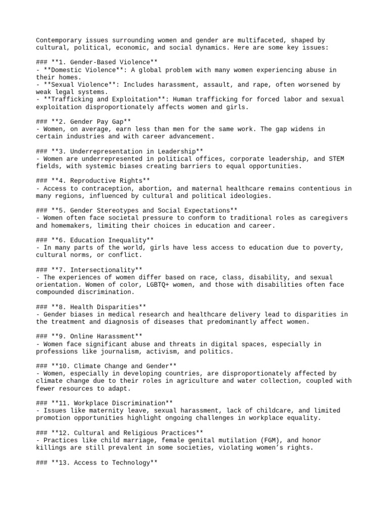 Text 2 | PDF | Woman | Gender Studies