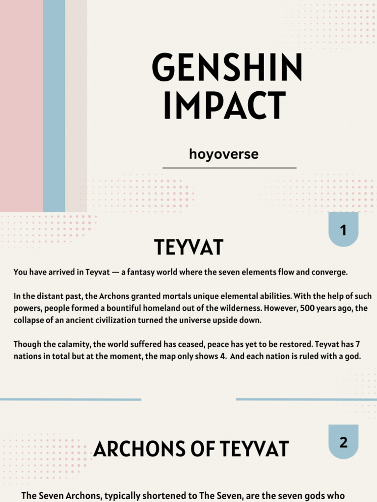 World of Genshin | PDF