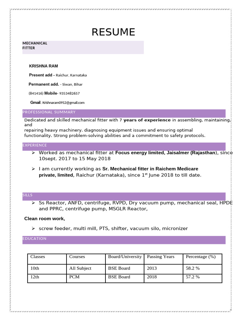 Krishna Ram Resume-1-2 2 | PDF