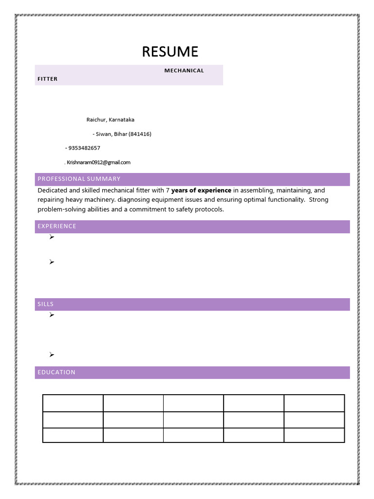 Krishna Ram Resume 1 2 | PDF