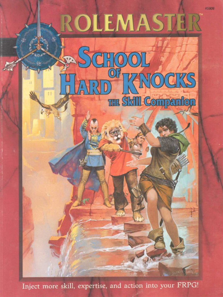 5808 Rolemaster - School of Hard Knocks The Skills Companion | PDF