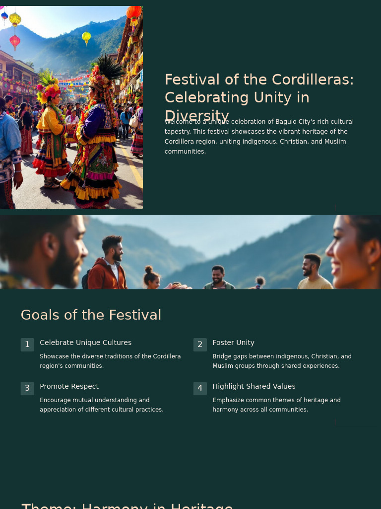 Cordilleras Festival: Unity in Diversity | PDF | Interfaith Dialogue ...