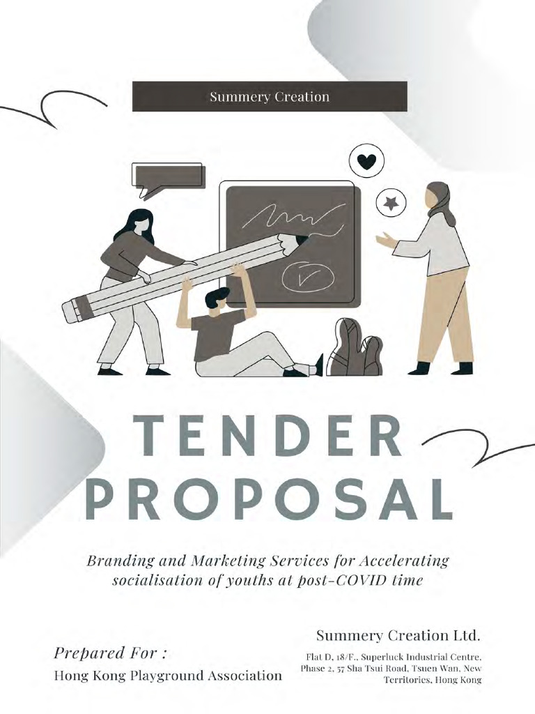 Tender Proposal - SummeryCreation - S | PDF