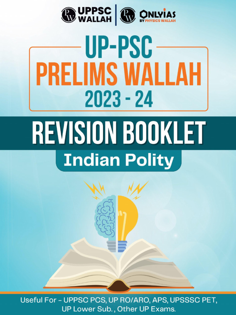 UPPSC - UP Indian Polity - Revision Booklet - English | PDF | Justice | Crime & Violence