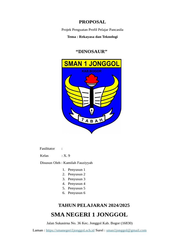 Proposal P5 | PDF | Karier & Perkembangan | Bisnis