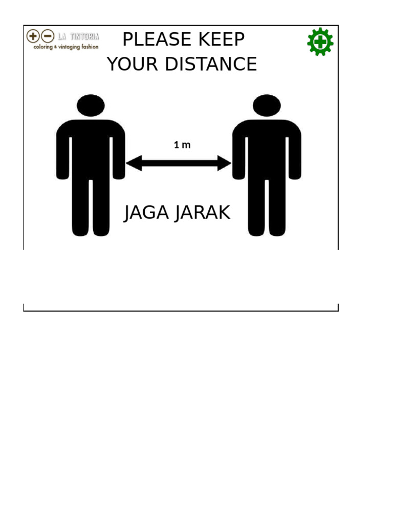 Poster Jaga Jarak | PDF