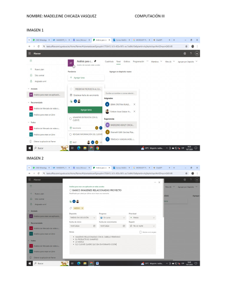 Portafolio Visual de Computación III | PDF
