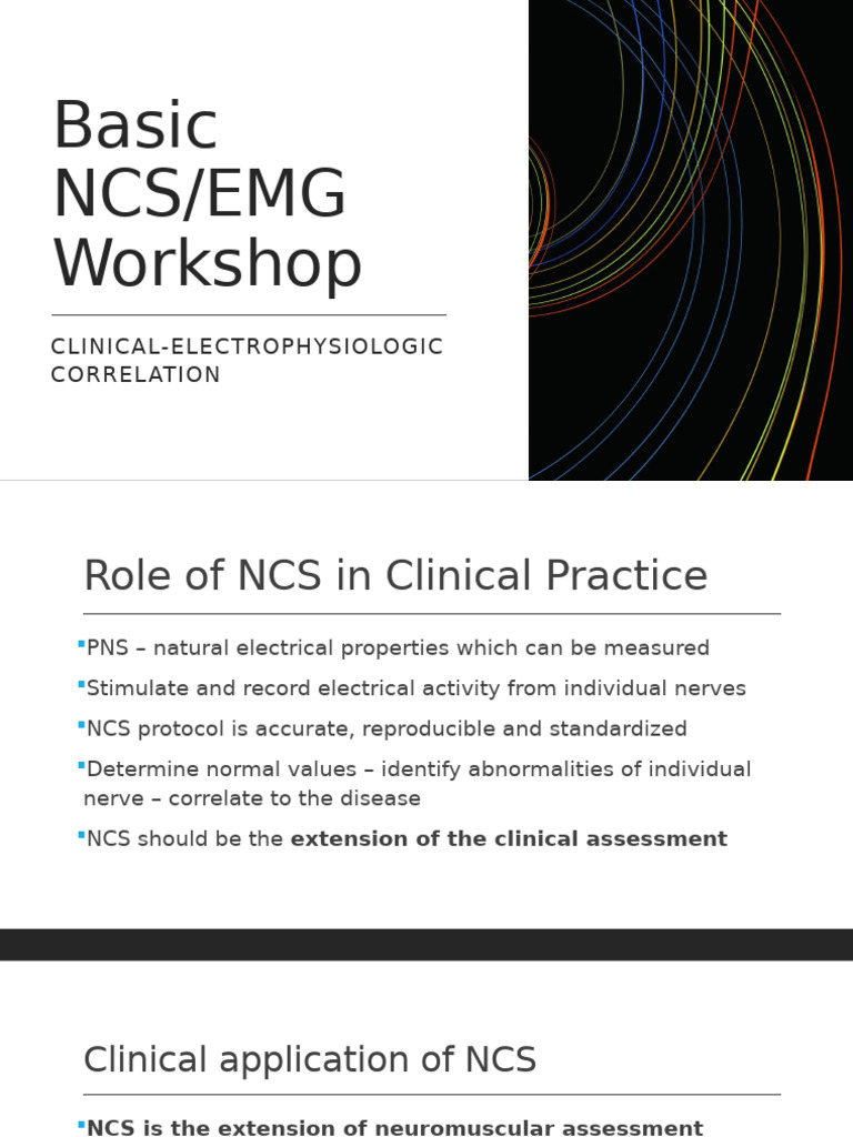 Basic NCS Course | PDF | Peripheral Neuropathy | Physiology
