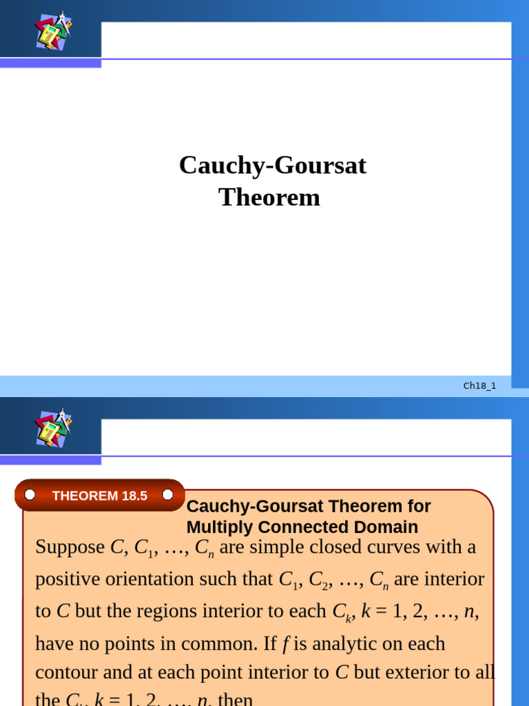 Cauchy Goursat Theorem | PDF | Complex Analysis | Geometry