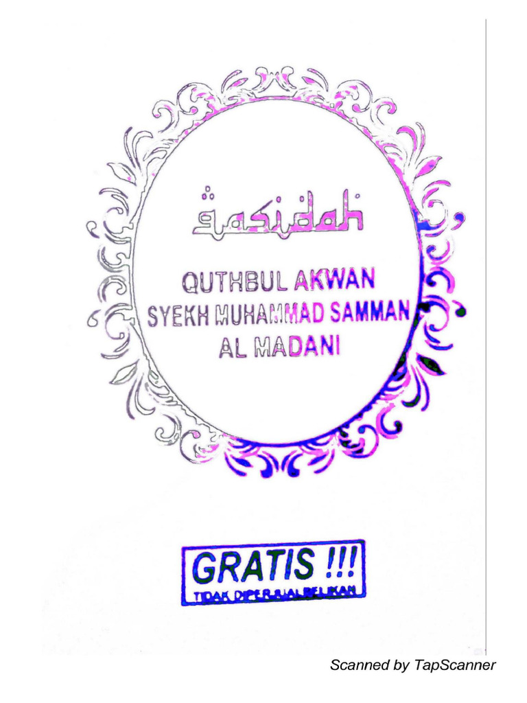 Syair Syekh Samman-1 | PDF