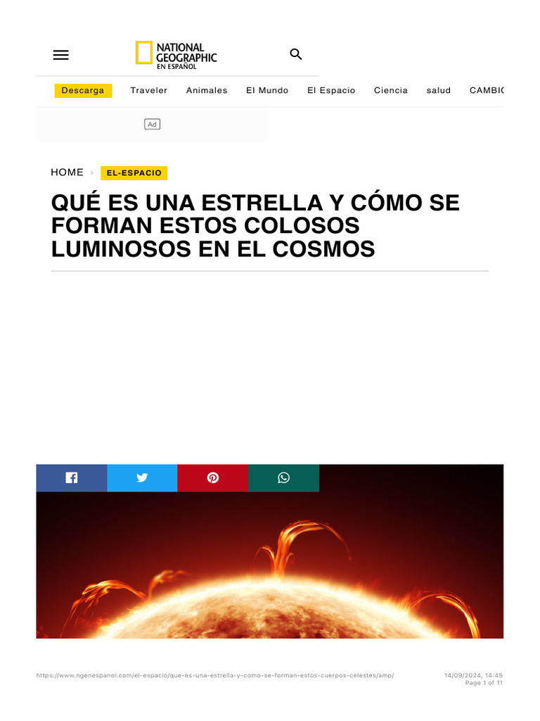 Qué Es Una Estrella y Cómo Se Forman Estos Colosos Luminosos en El ...