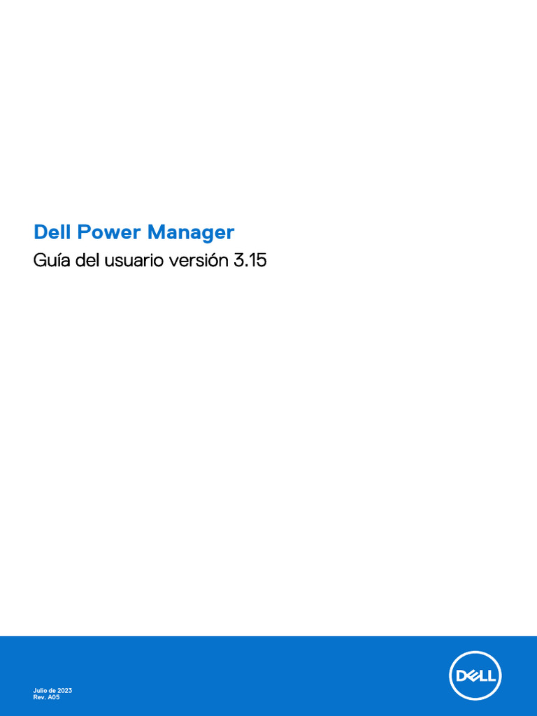 Guía de usuario de Dell Power Manager 3.15 | PDF | Política de grupo ...
