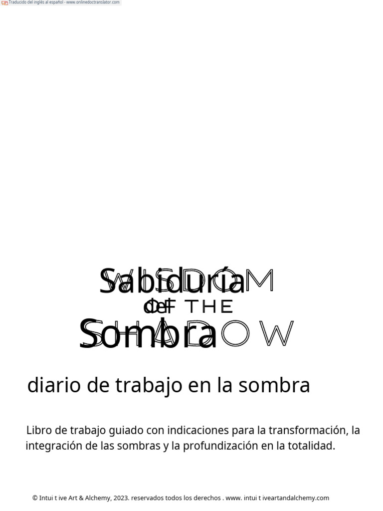 Wisdom+of+the+Shadow+Workbook en Es | PDF | Ira | Amor